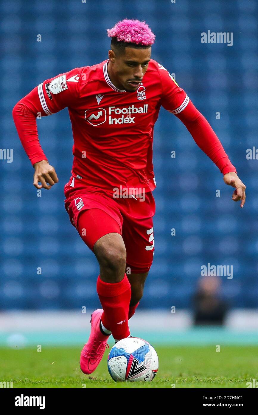 Nottingham Forest's Lyle Taylor during the Sky Bet Championship match ...