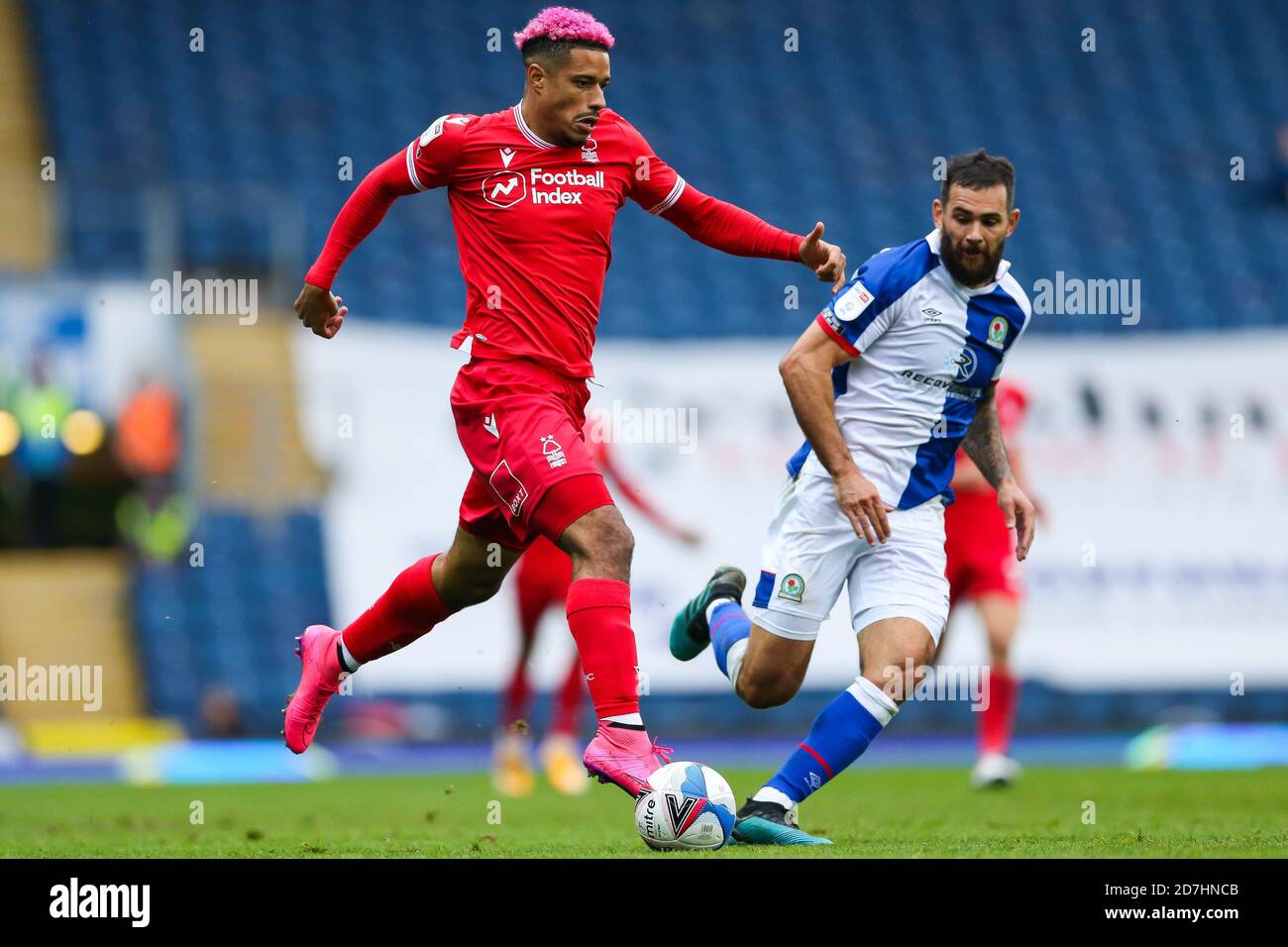Nottingham Forest's Lyle Taylor during the Sky Bet Championship match ...