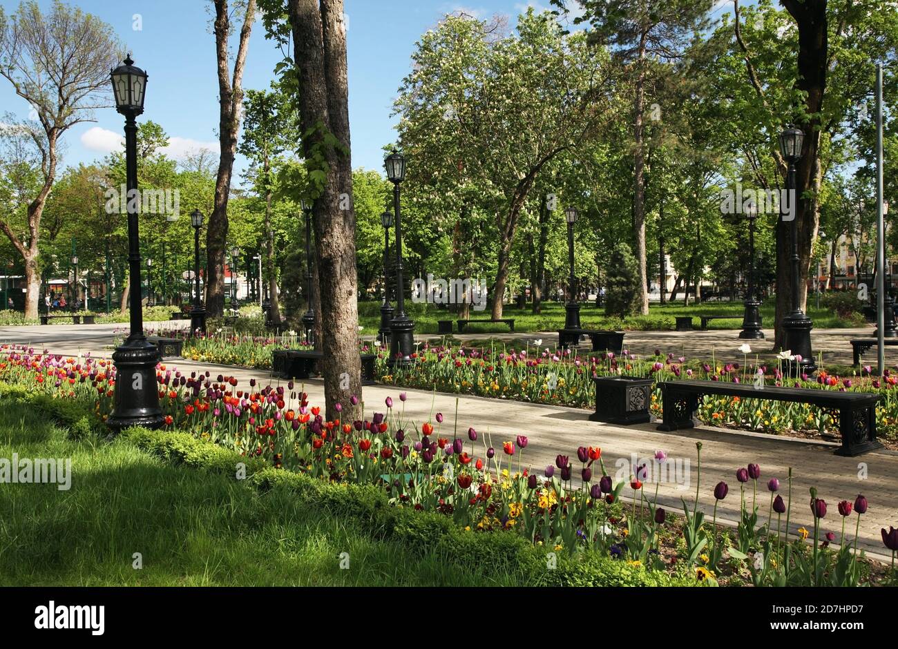 Children's Friendship Square in Krasnodar. Russia Stock Photo - Alamy