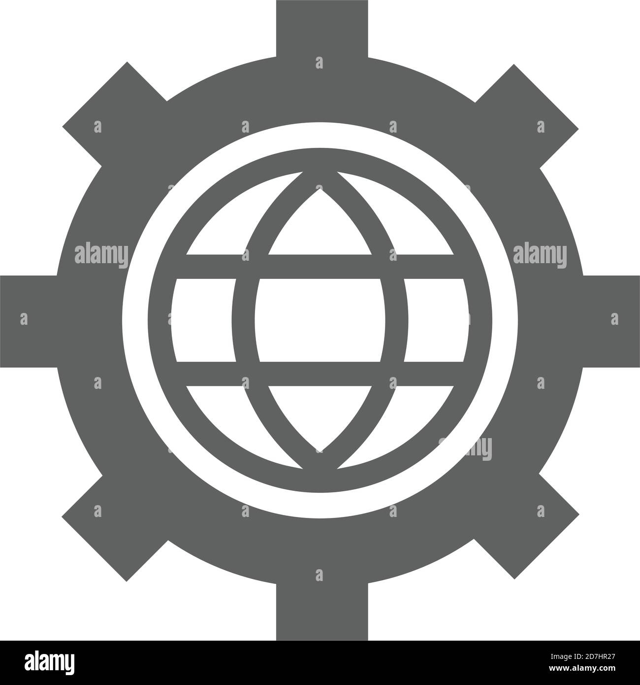 Cog map Stock Vector Images - Alamy