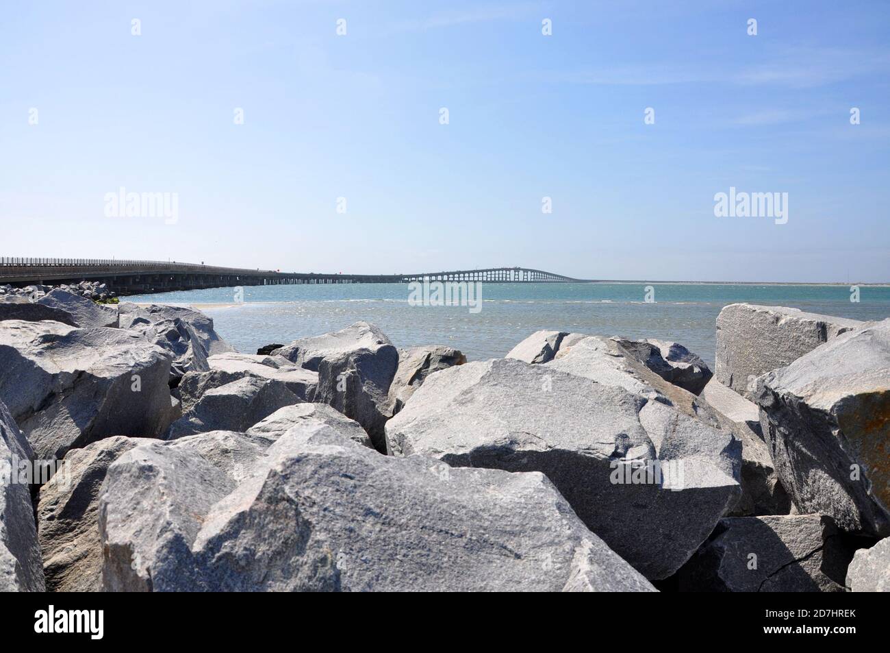 Herbert C Bonner Bridge in Cape Hatteras National Seashore, on Outer ...