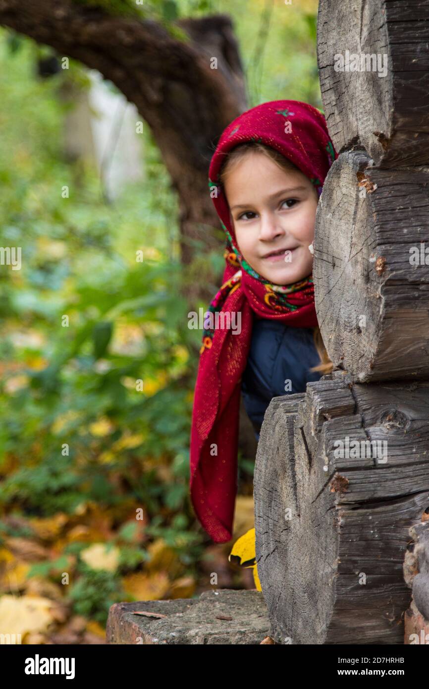 Woman in russian traditional costume hi-res stock photography and ...