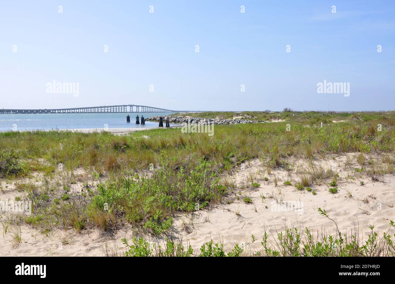 Herbert C Bonner Bridge in Cape Hatteras National Seashore, on Outer ...