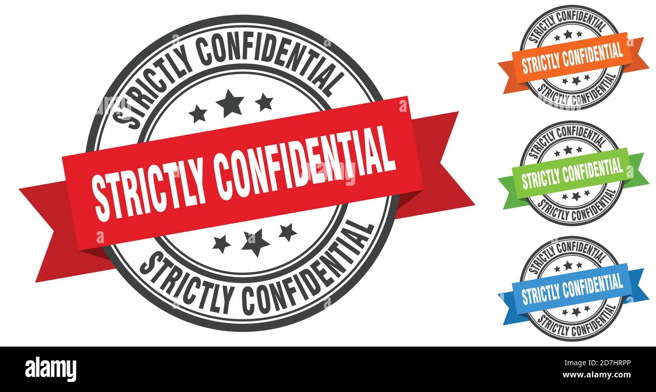 Strictly confidential stamp hi-res stock photography and images - Alamy