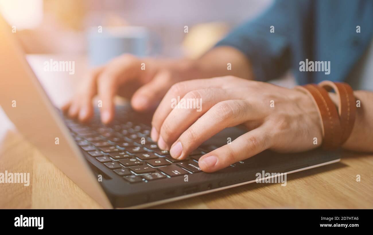 House typing hi-res stock photography and images - Alamy
