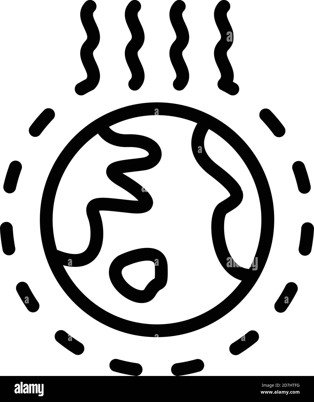 Global temperature map Black and White Stock Photos & Images - Alamy