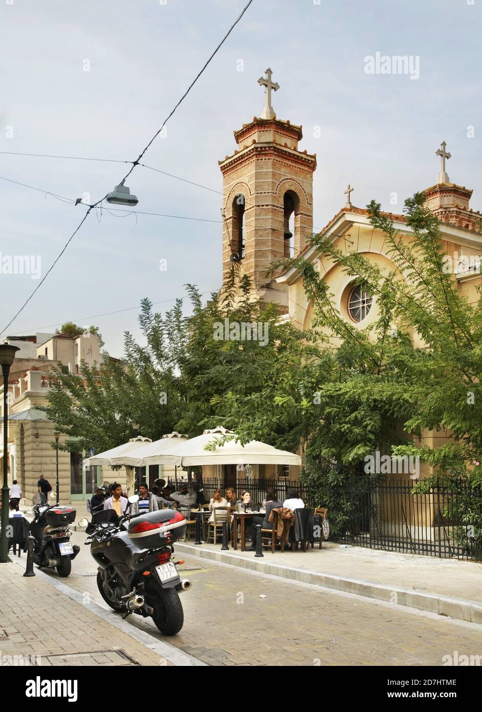 Church in Plaka district. Athens. Greece Stock Photo - Alamy