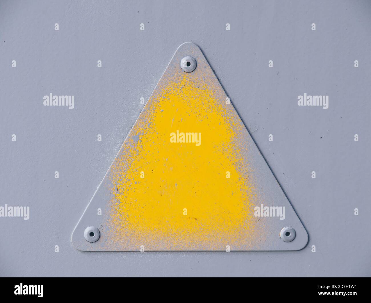 Grey and yellow empty sign Stock Photo - Alamy