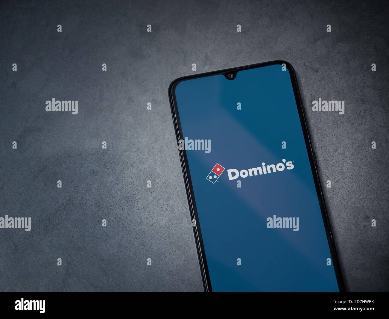 Lod, Israel - July 8, 2020: Domino's Pizza Israel app launch screen ...