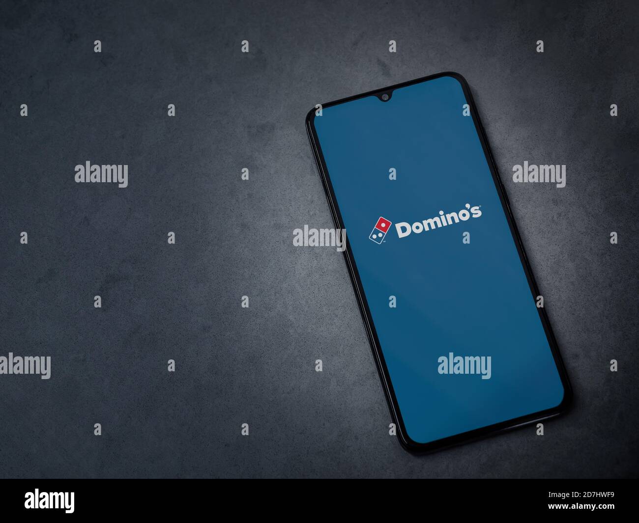 Lod, Israel - July 8, 2020: Domino's Pizza Israel app launch screen ...