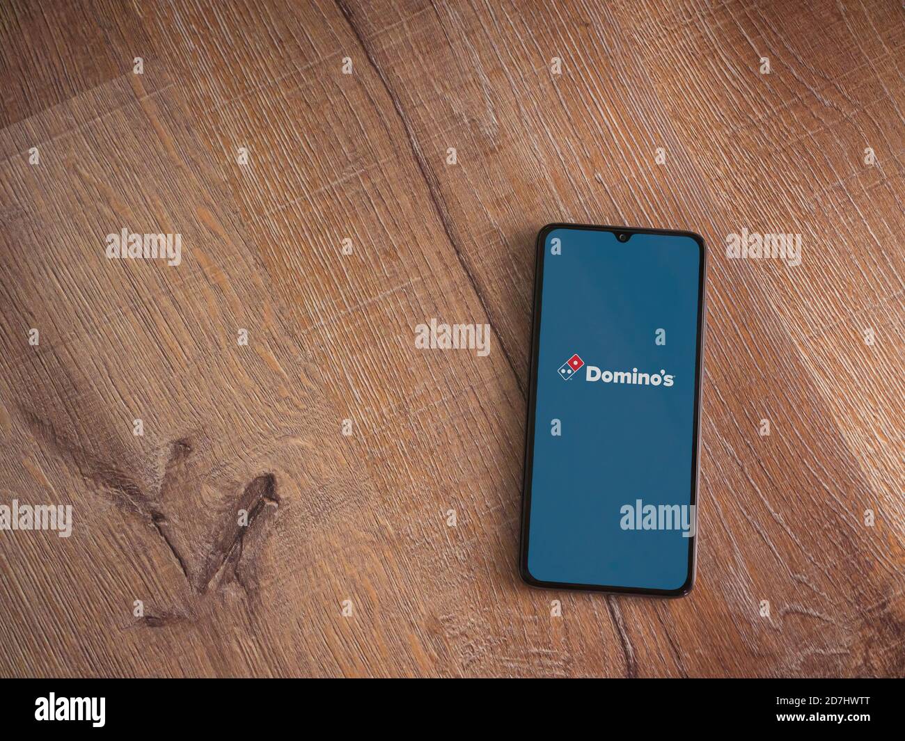 Lod, Israel - July 8, 2020: Domino's Pizza Israel app launch screen ...