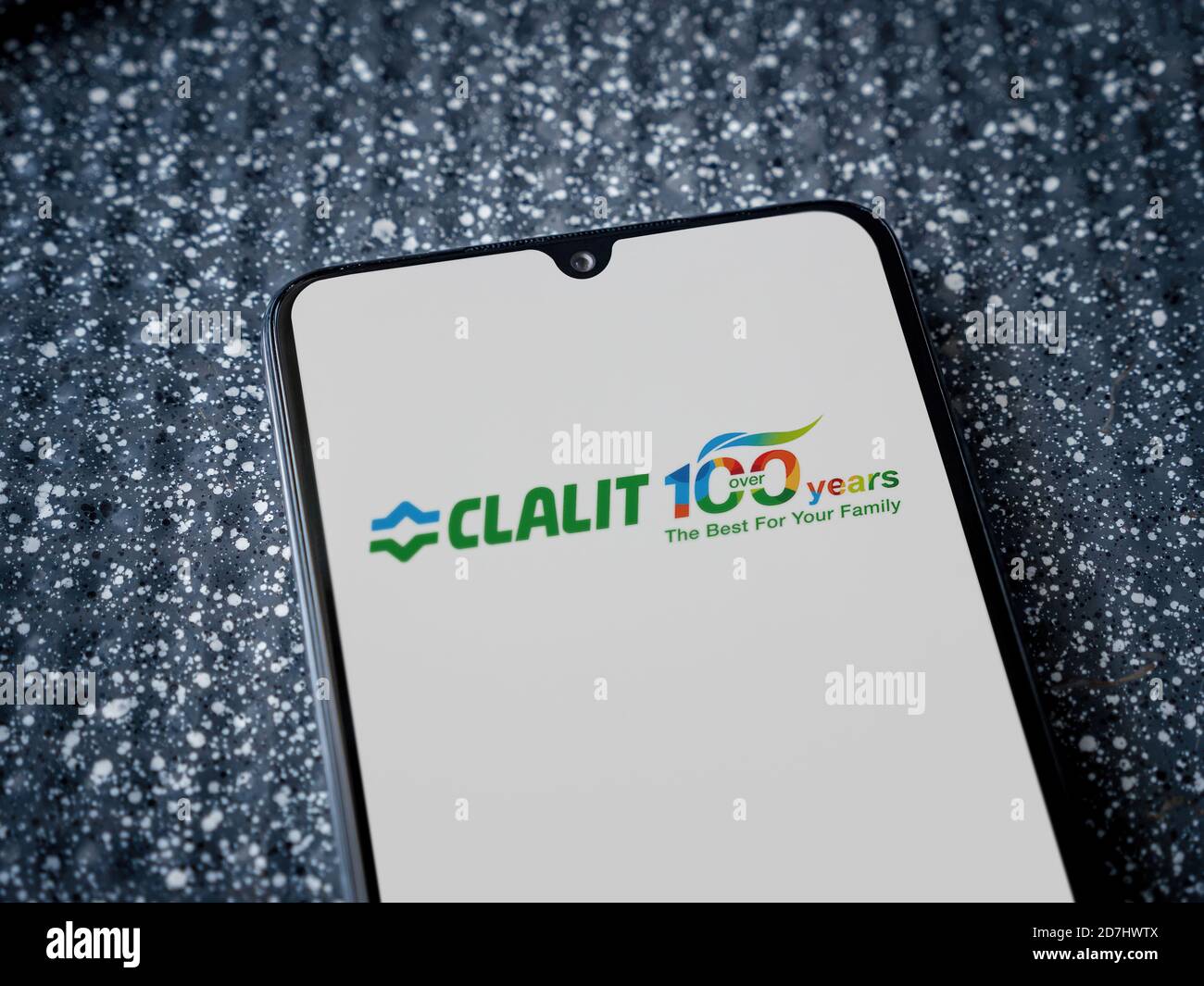 Lod, Israel - July 8, 2020: Clalit Health Services app launch screen ...
