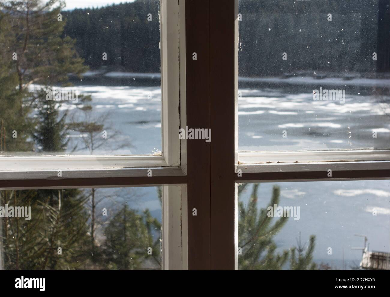 window pane in a building for watching outside and letting in light ...