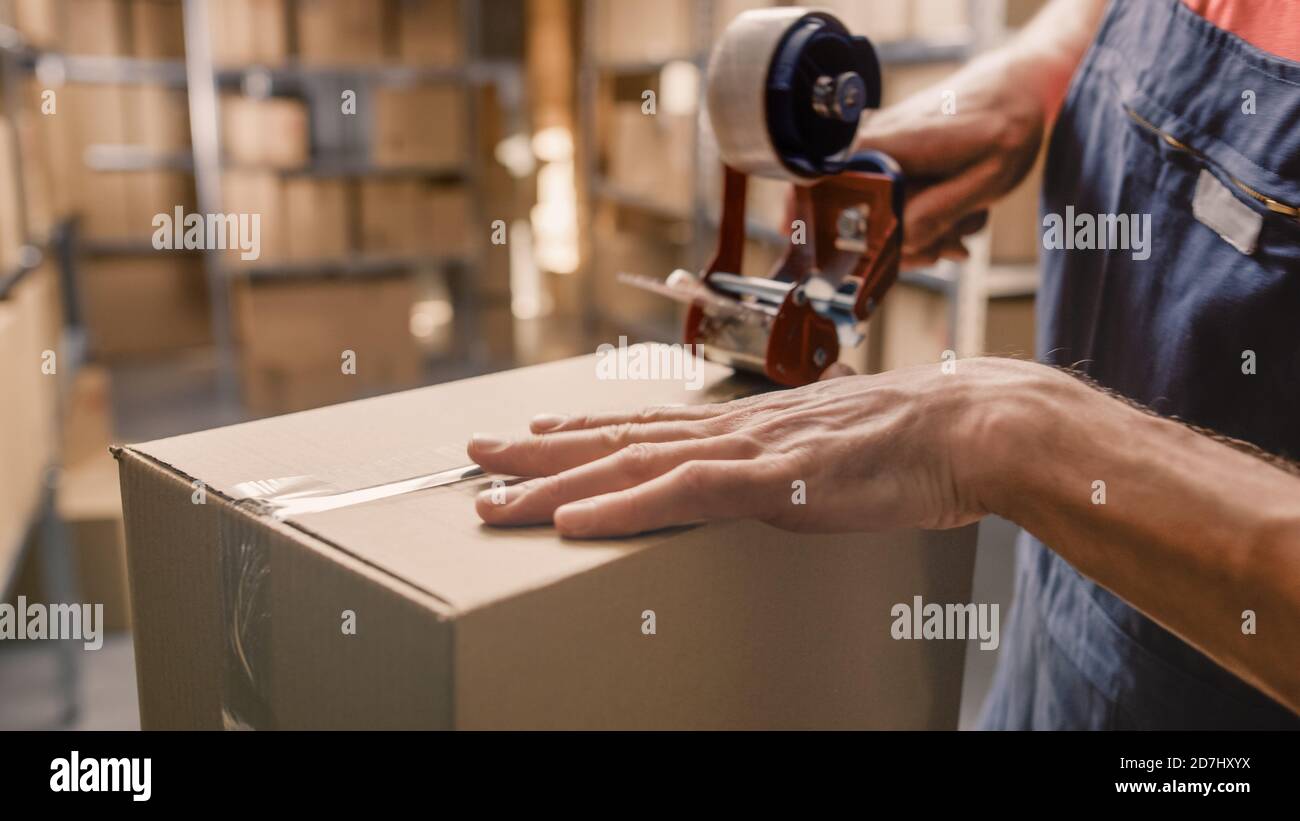 Warehouse professional checks inventory hi-res stock photography and ...