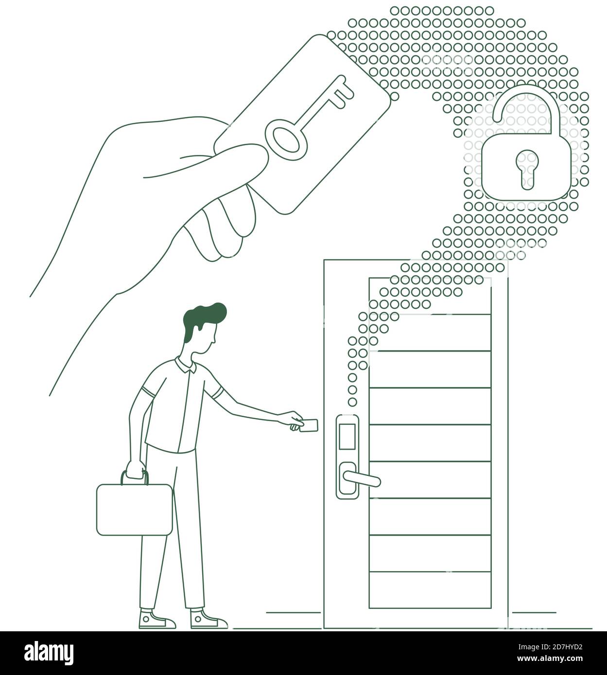 Keycard access Cut Out Stock Images & Pictures - Alamy