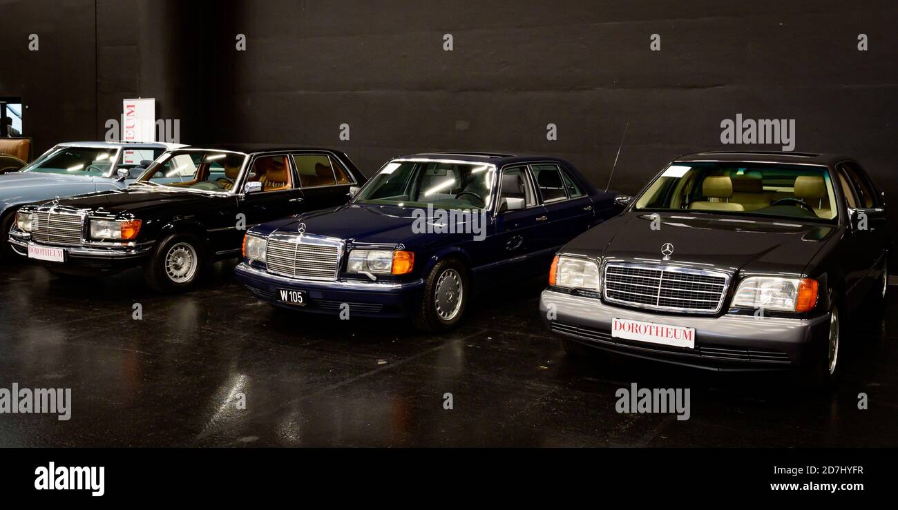 salzburg, austria, 17 oct 2020, classic expo, exhibition for vintage ...