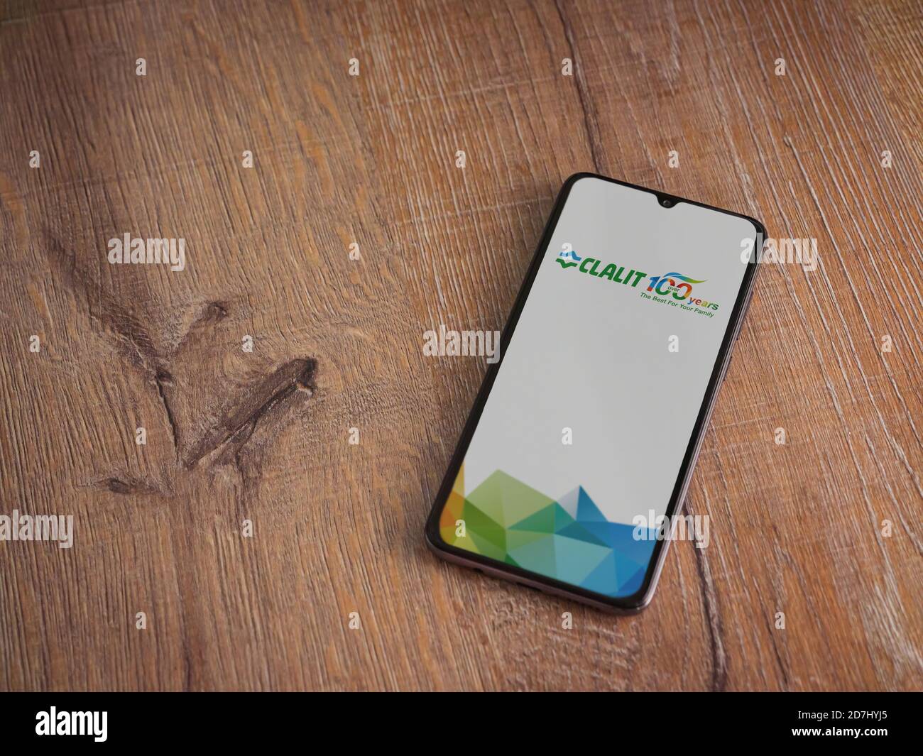 Lod, Israel - July 8, 2020: Clalit Health Services app launch screen ...