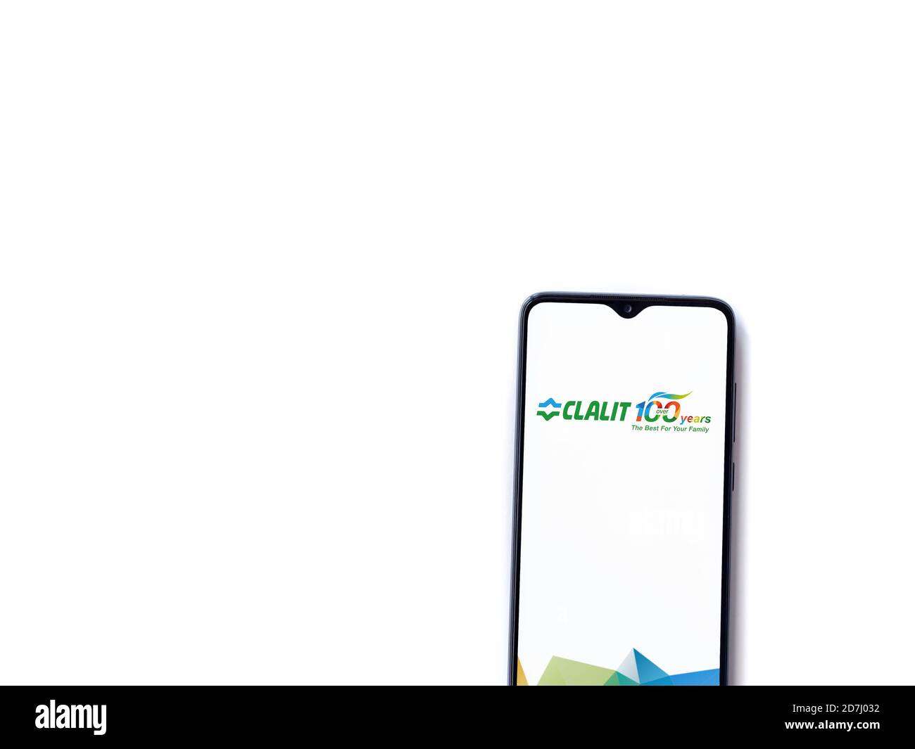 Lod, Israel - July 8, 2020: Clalit Health Services app launch screen ...