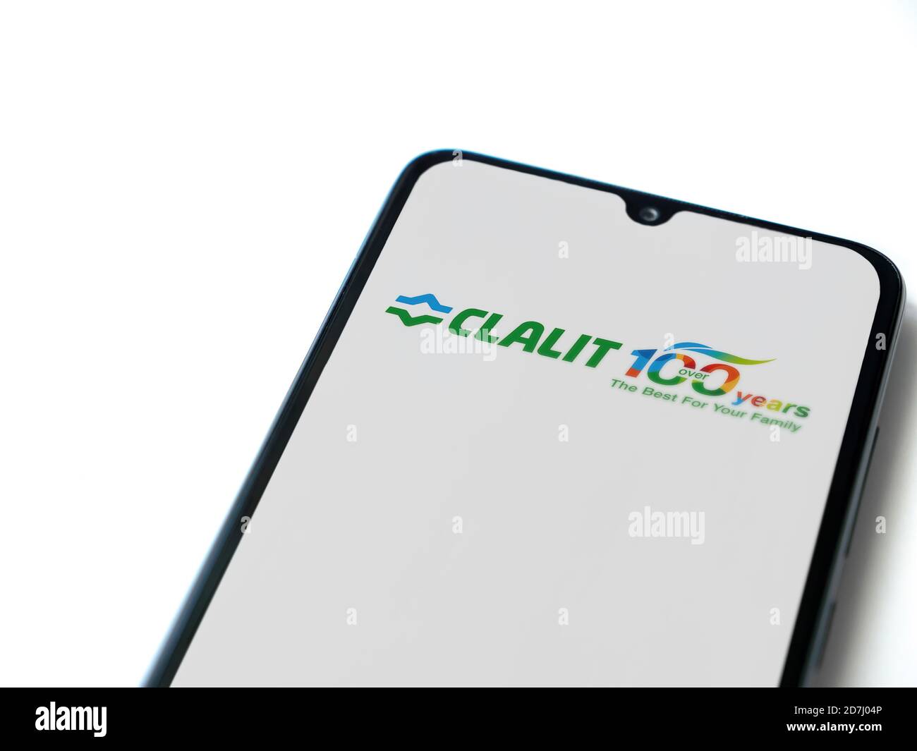 Lod, Israel - July 8, 2020: Clalit Health Services app launch screen ...