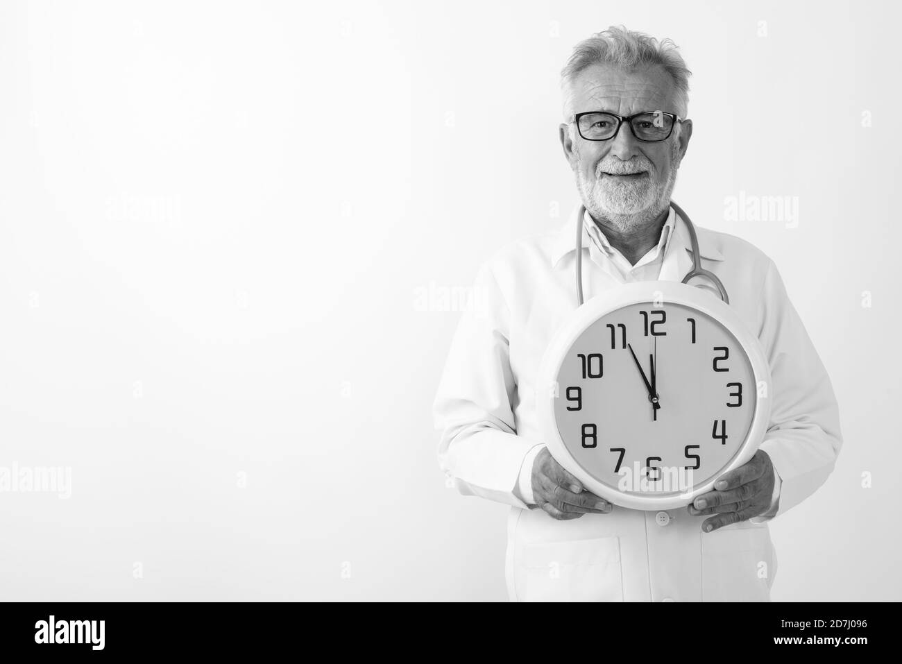 Happy time handsome bearded Black and White Stock Photos & Images - Alamy