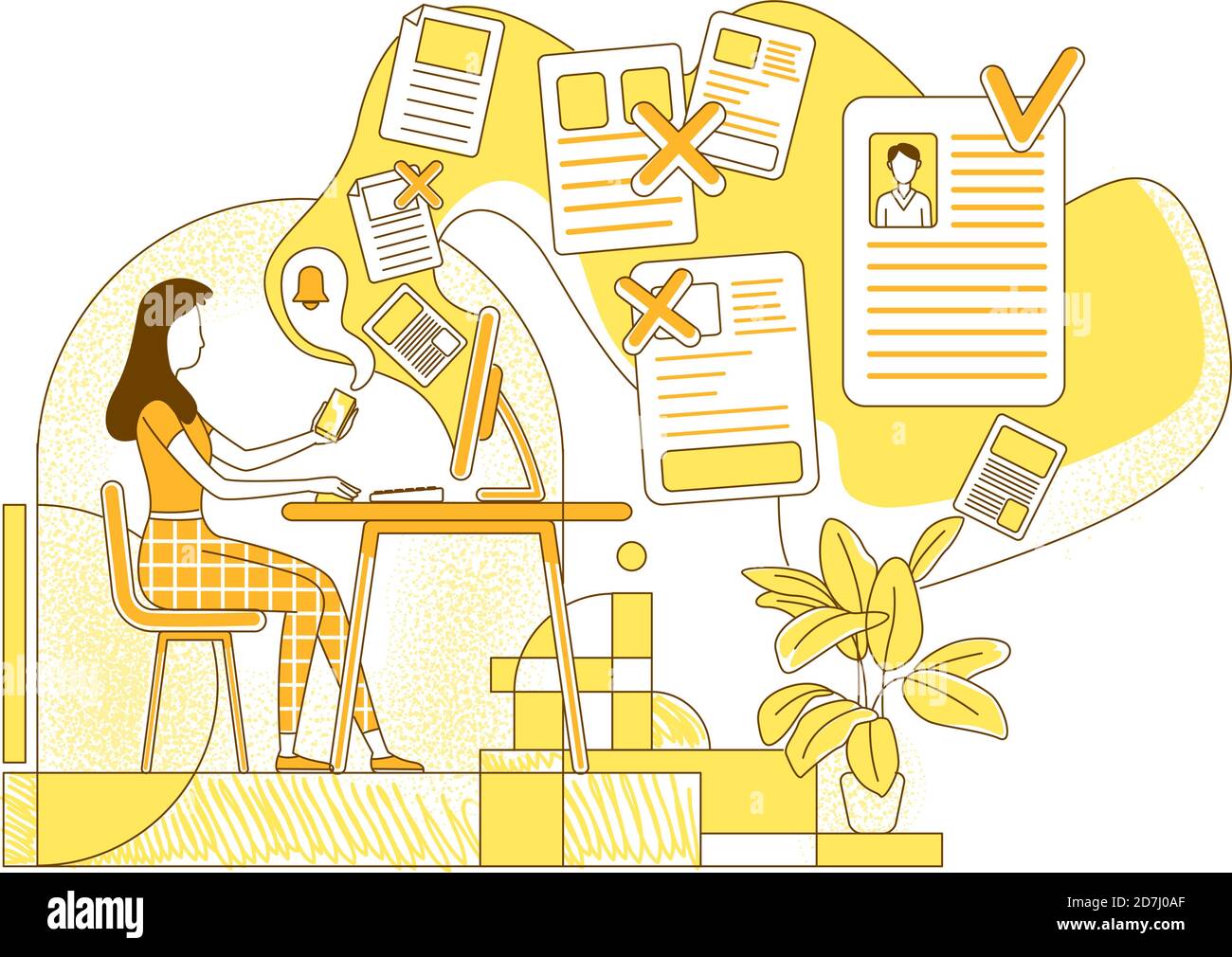 Selecting candidates hi-res stock photography and images - Alamy