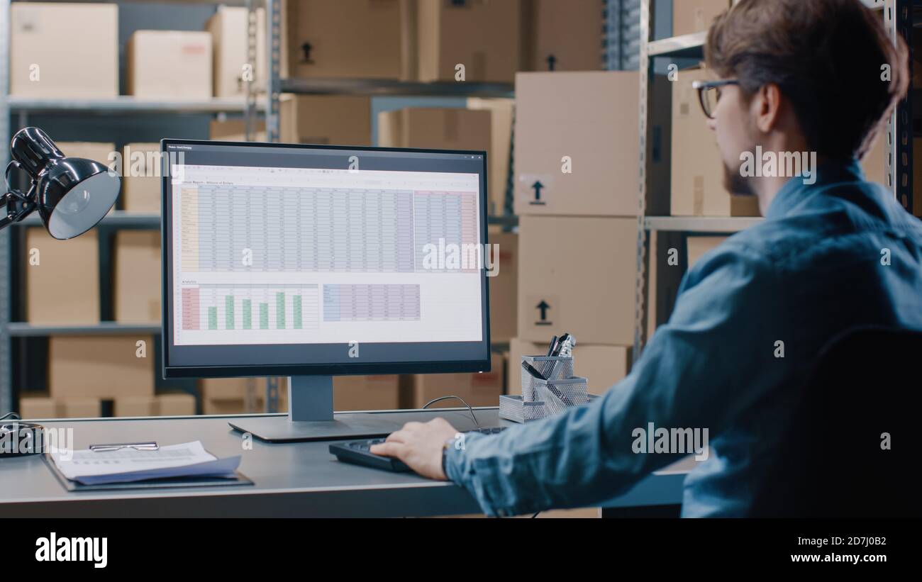 Warehouse Inventory Manager Works with a Spreadsheet on a Personal ...