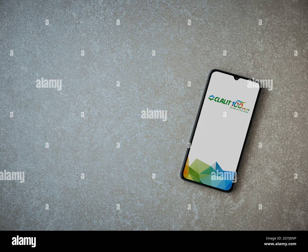 Lod, Israel - July 8, 2020: Clalit Health Services app launch screen ...