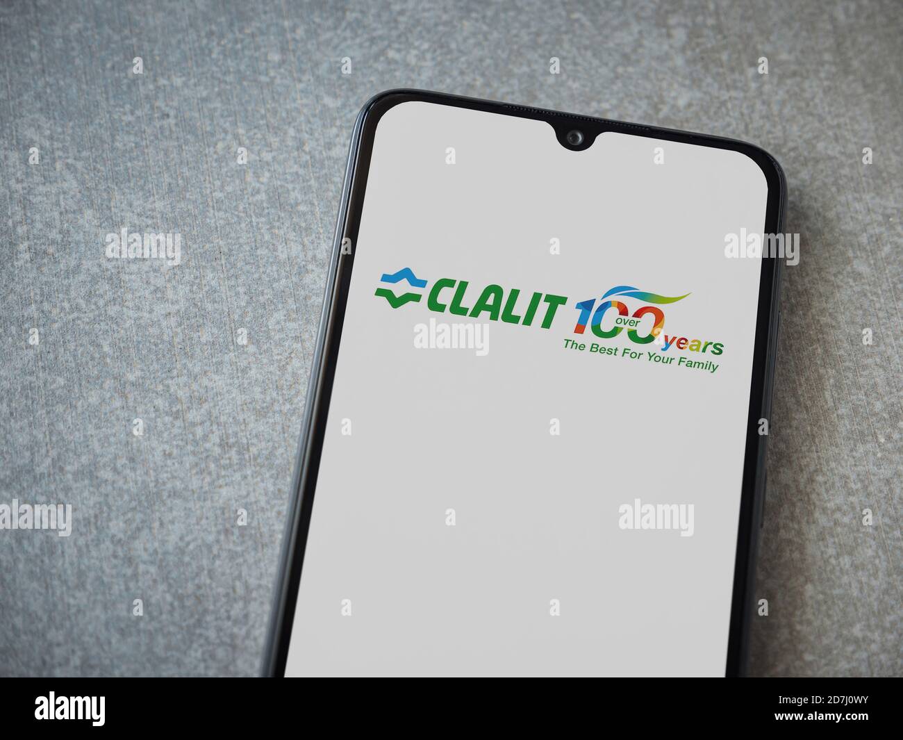 Lod, Israel - July 8, 2020: Clalit Health Services app launch screen ...