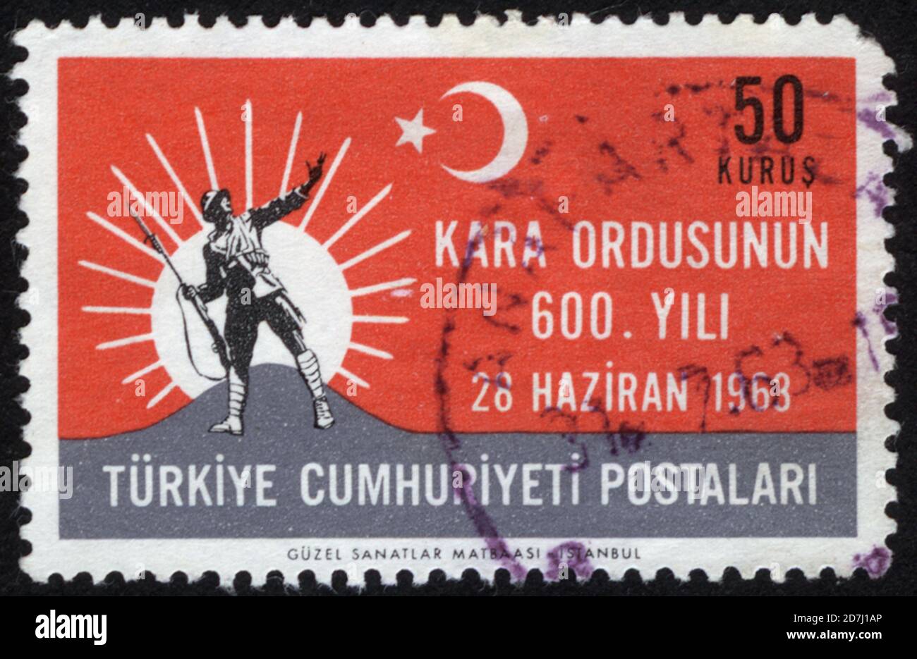 Republic of Turkey. Republic of Turkey postage stamp. Republic of ...
