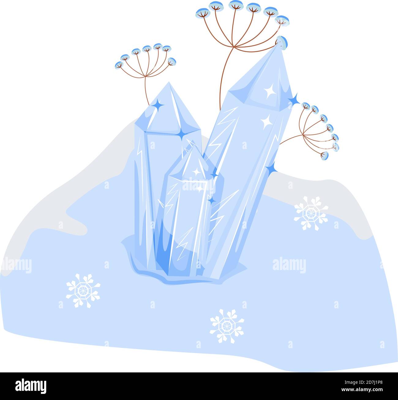 Snow Pile Illustration
