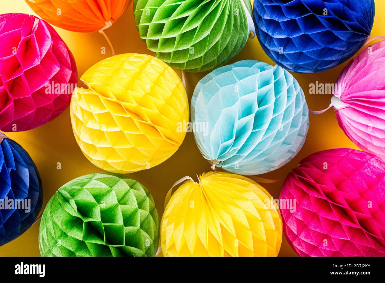 Colorful balls border hi-res stock photography and images - Alamy