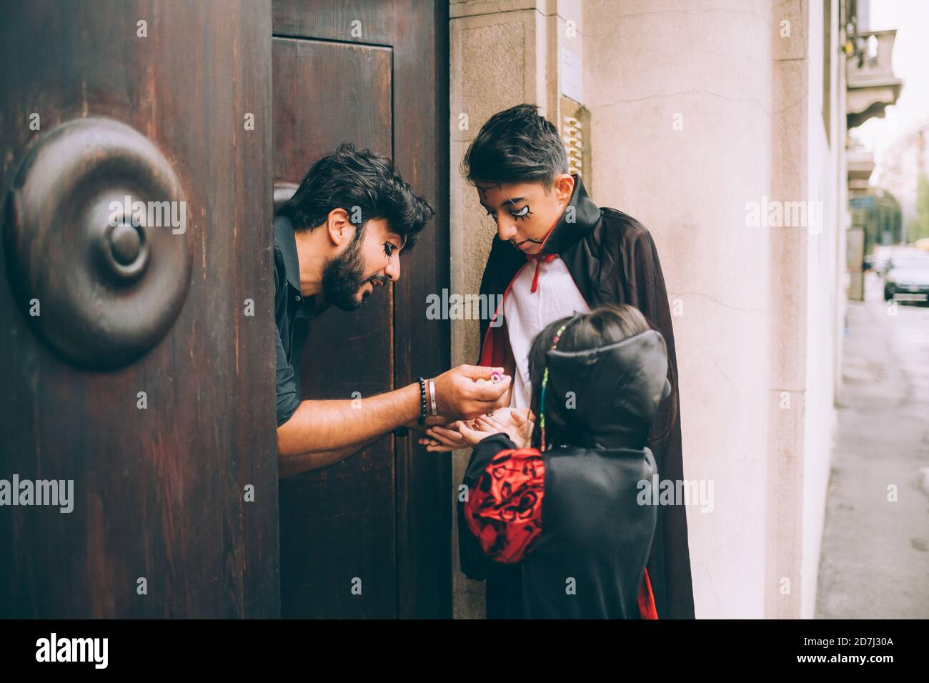 Children candy door hi-res stock photography and images - Alamy
