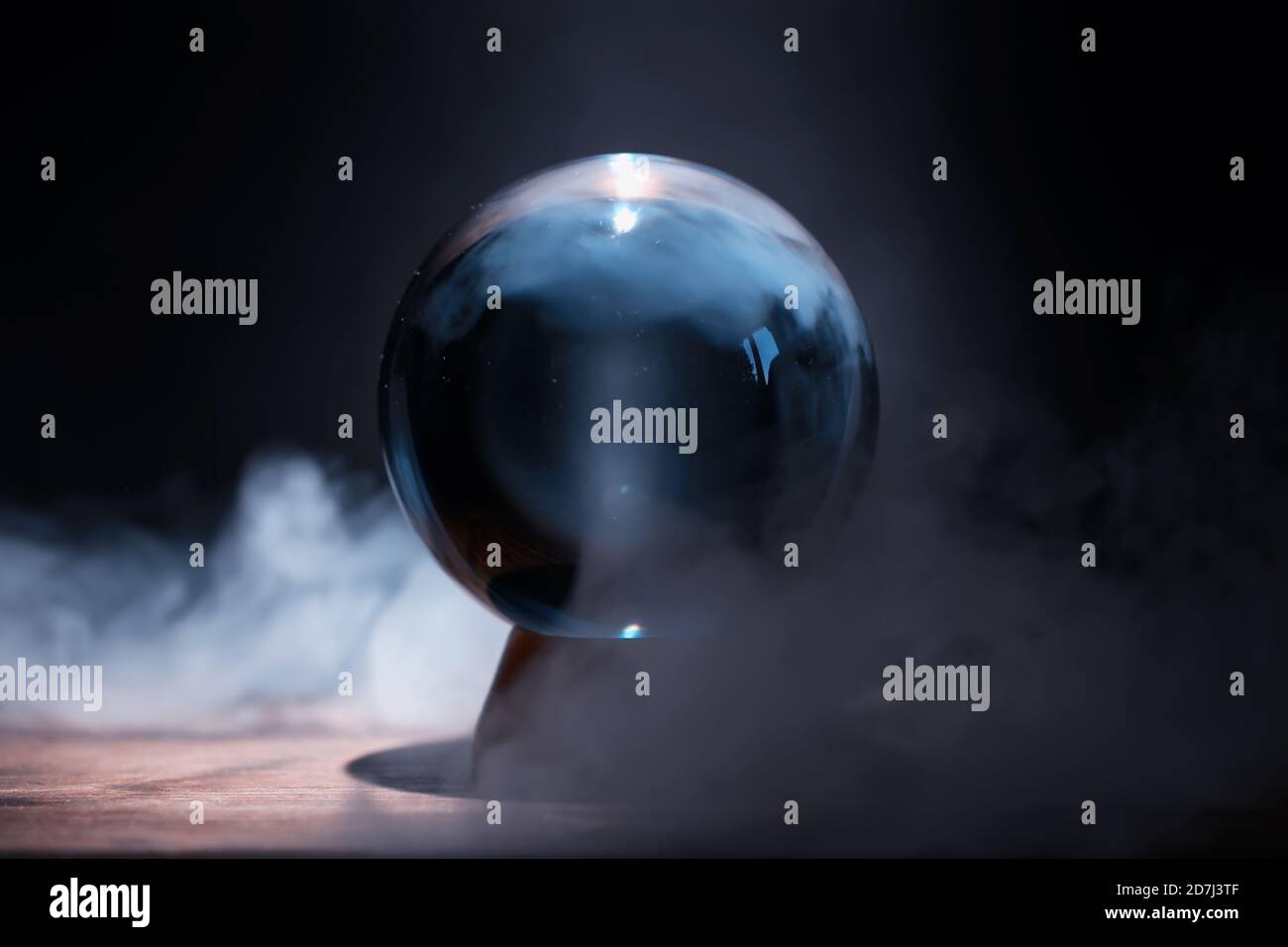 Crystal ball to predict the fate. Guessing for the future Stock Photo ...
