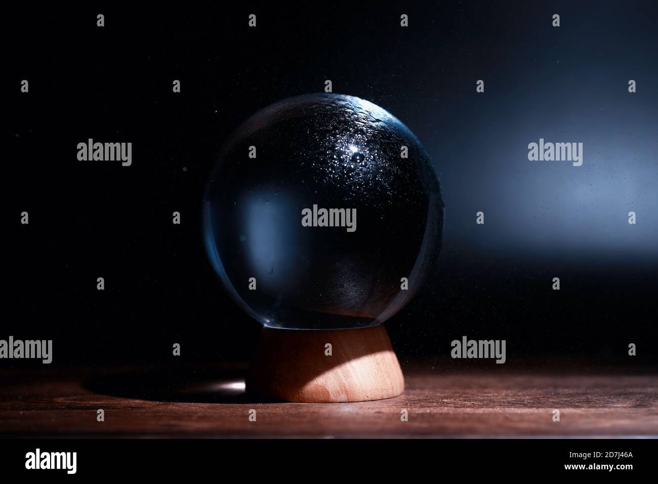 Crystal ball to predict the fate. Guessing for the future Stock Photo ...