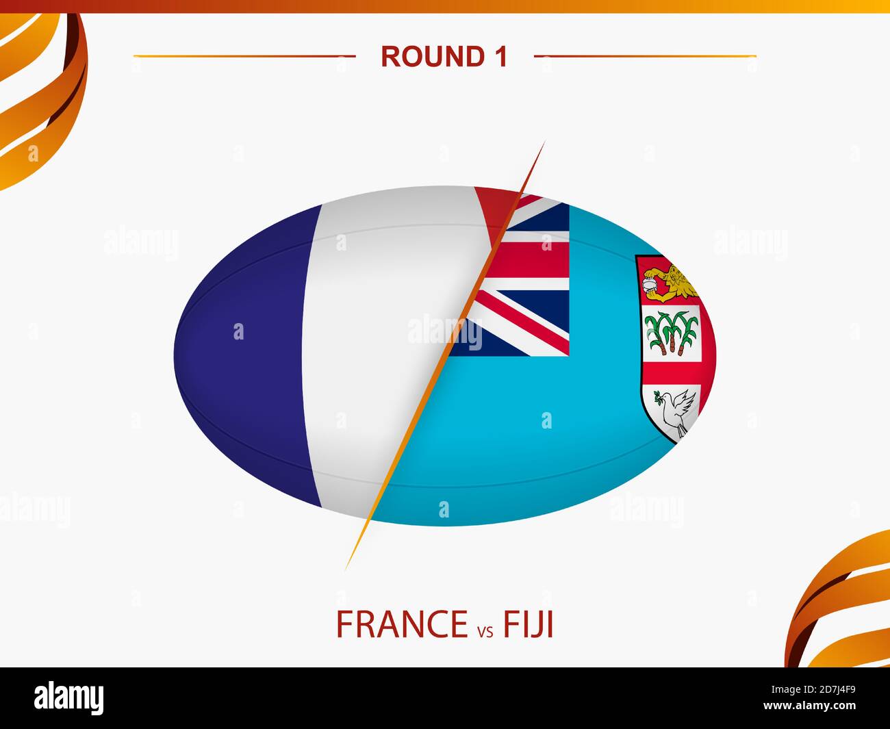 France vs fiji Stock Vector Images - Alamy