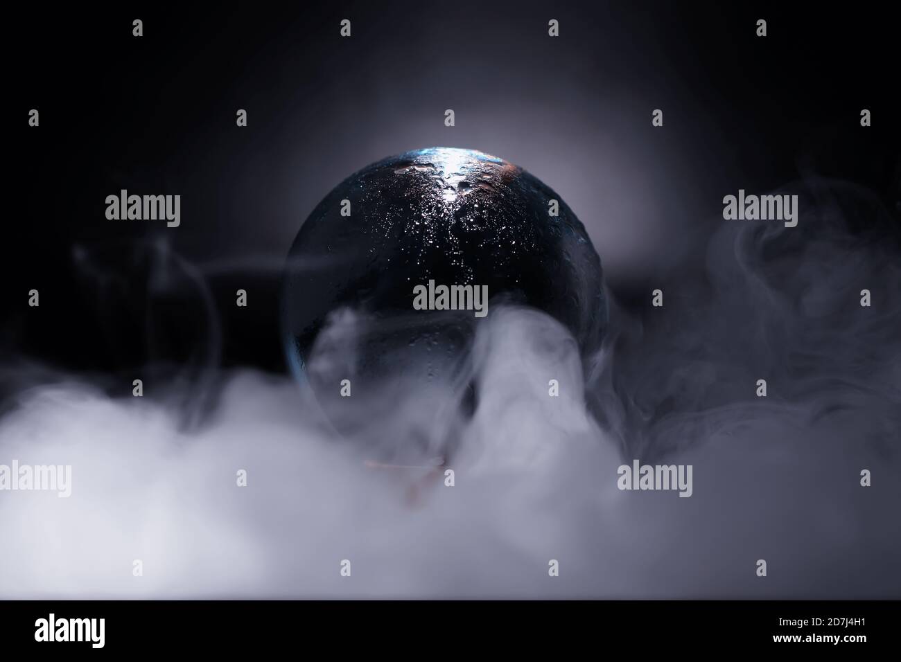 Crystal ball to predict the fate. Guessing for the future Stock Photo ...