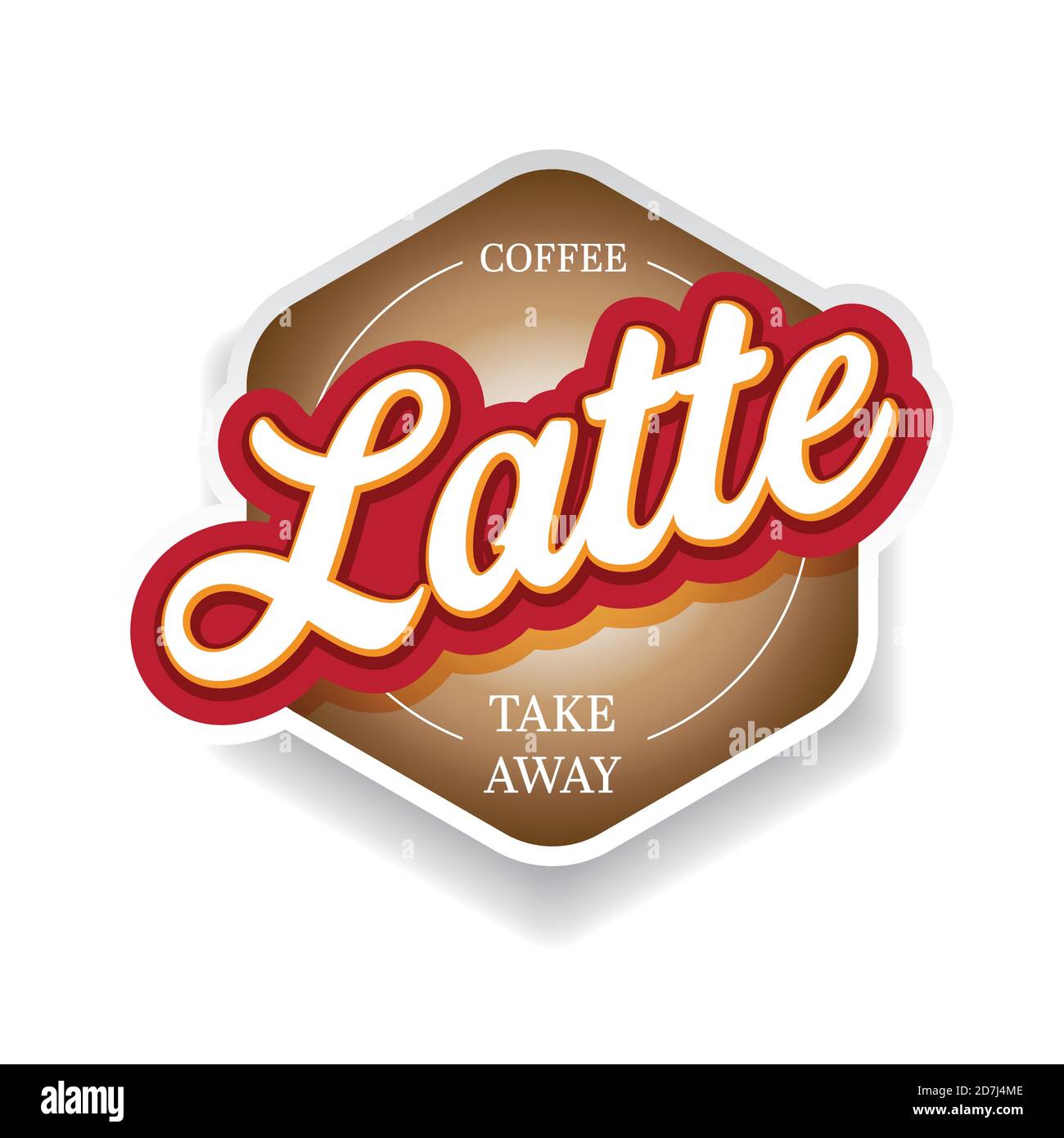 Latte Stock Vector Images - Alamy