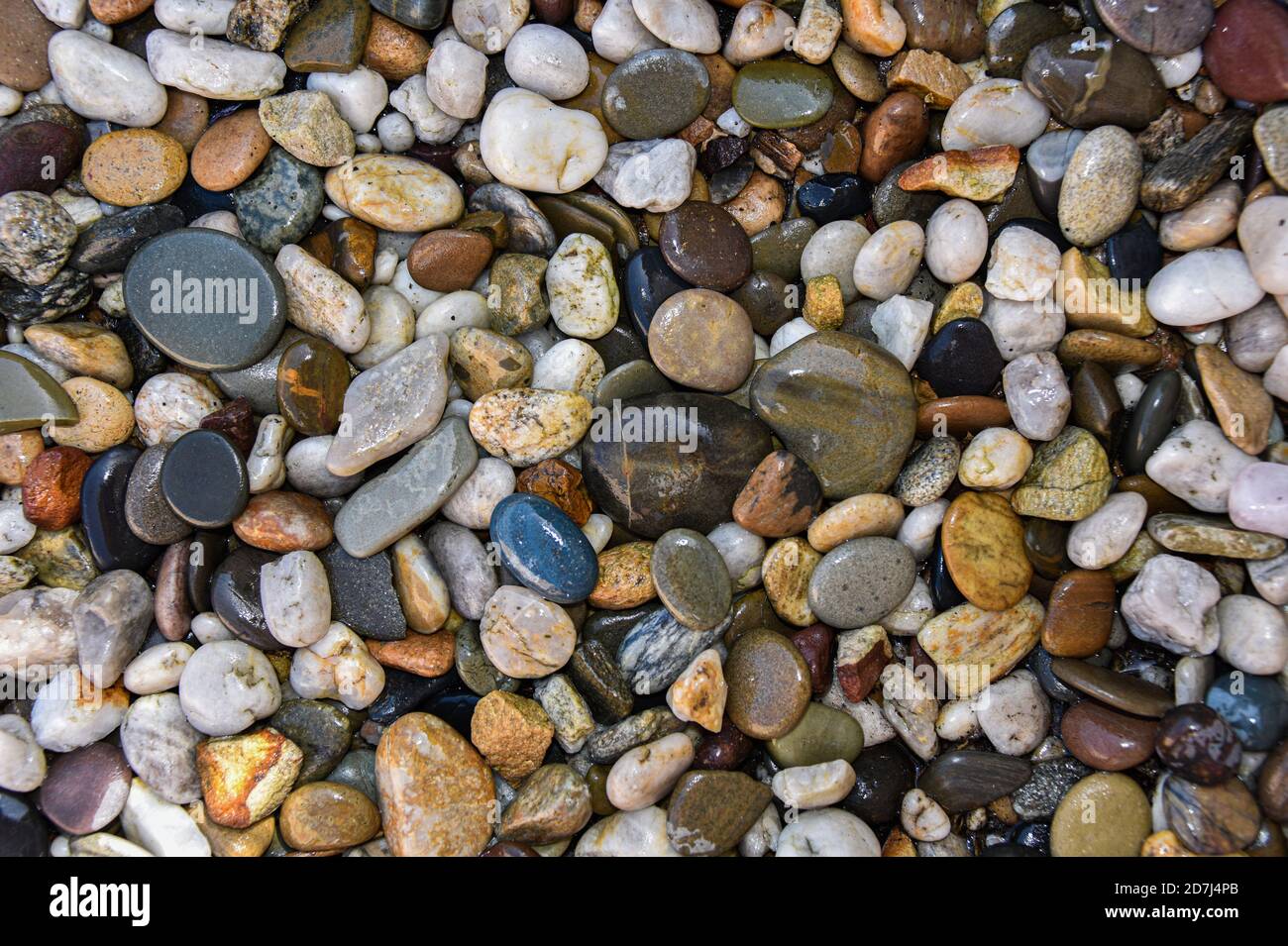 Pebbles: The natural world and the elements tend to make every creation ...