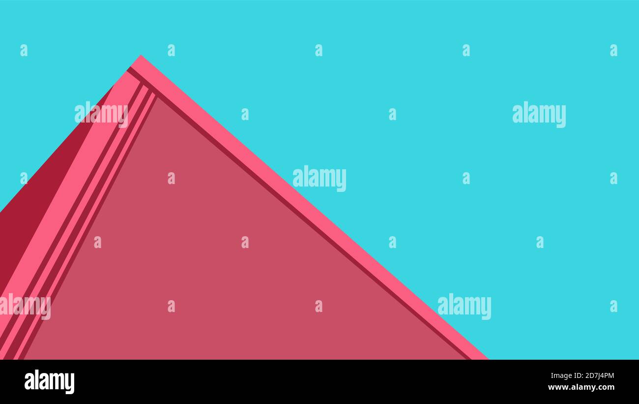 vector illustration of a pink pyramid background Stock Vector Image ...