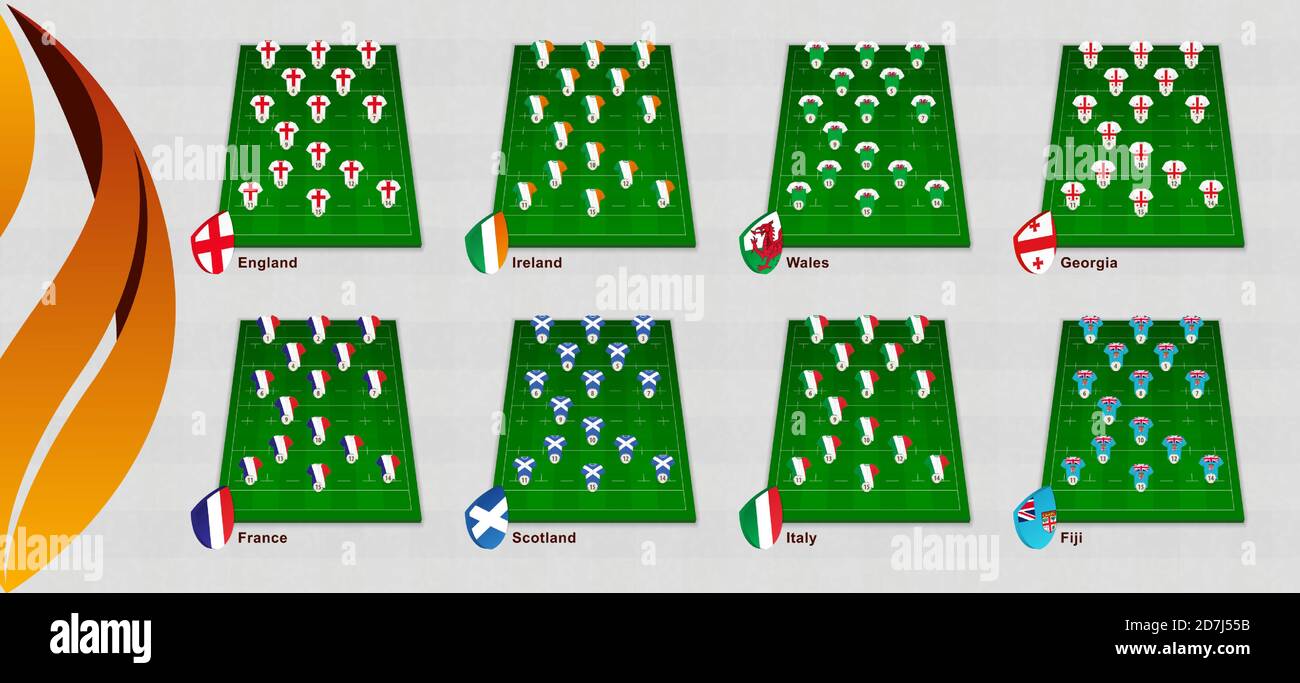 Rugby union ground Stock Vector Images - Alamy