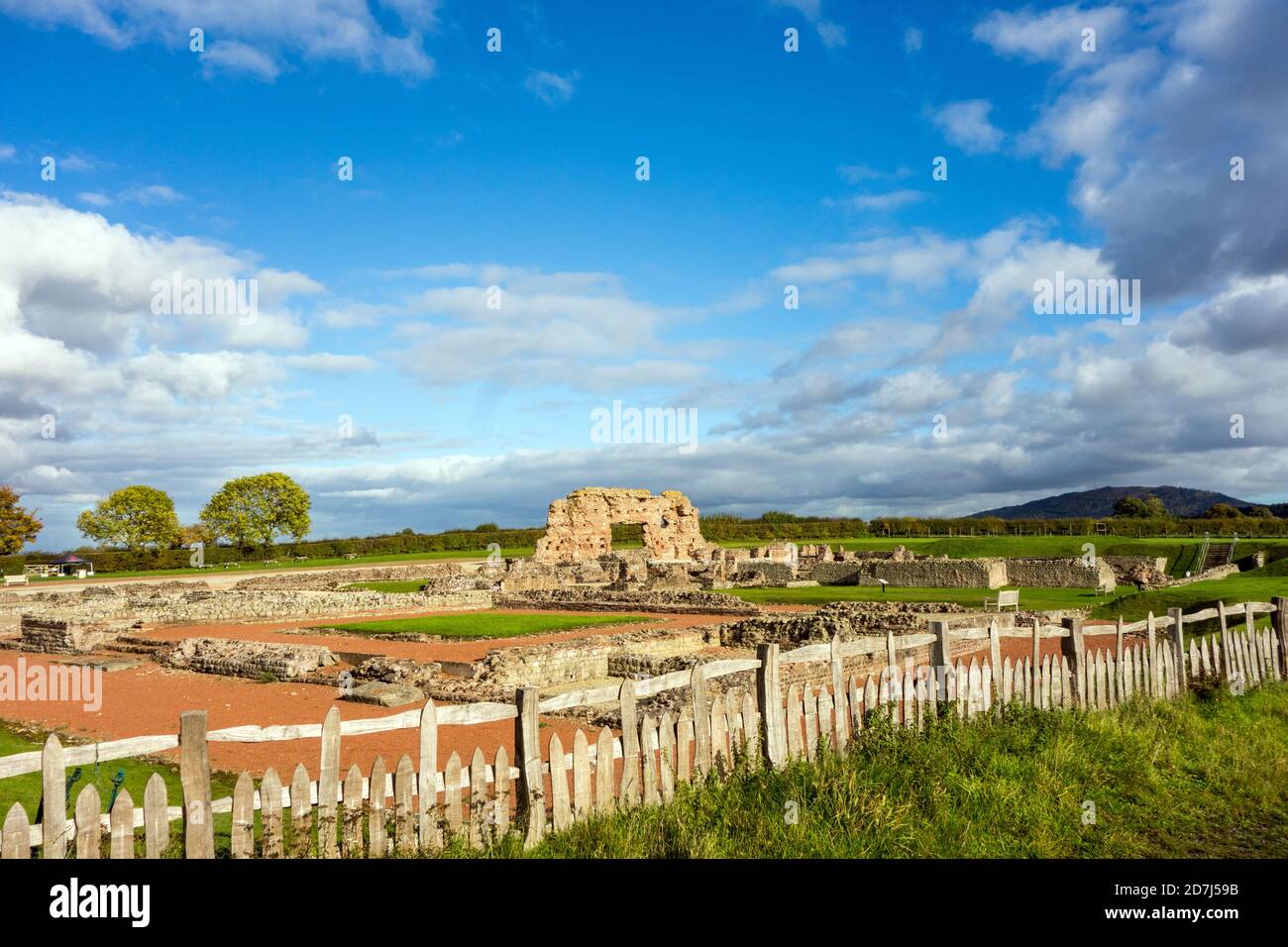 Roman remains of Wroxeter, Viroconium Cornoviorum, the fourth largest ...