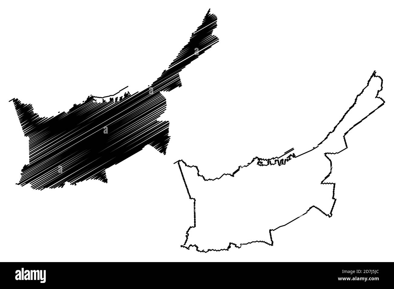 Oran City (People's Democratic Republic of Algeria, Oran Province) map ...