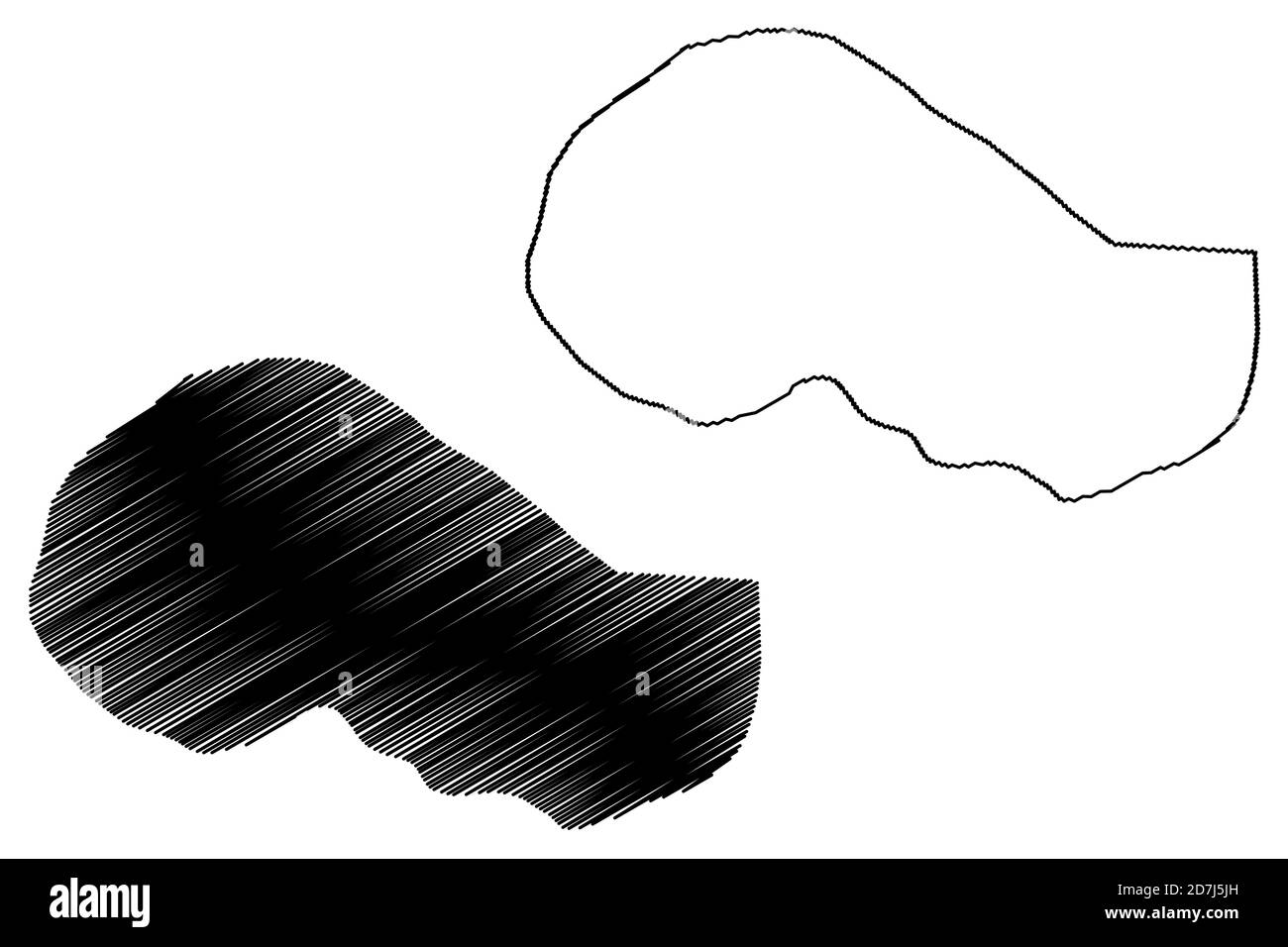 Lubango City (Republic of Angola, Huila Province) map vector ...