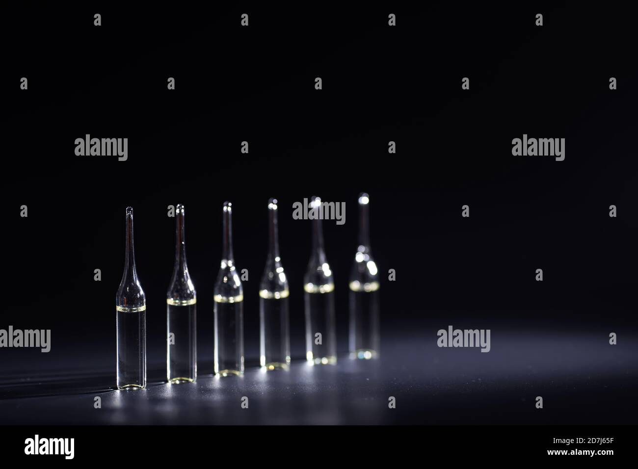 Medical drug ampoules. Medicines for injection Stock Photo - Alamy