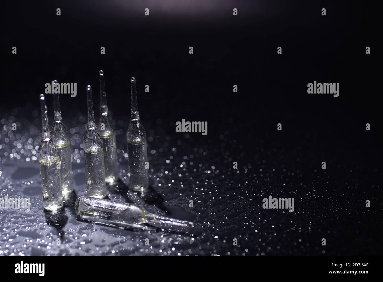 Medical drug ampoules. Medicines for injection Stock Photo - Alamy