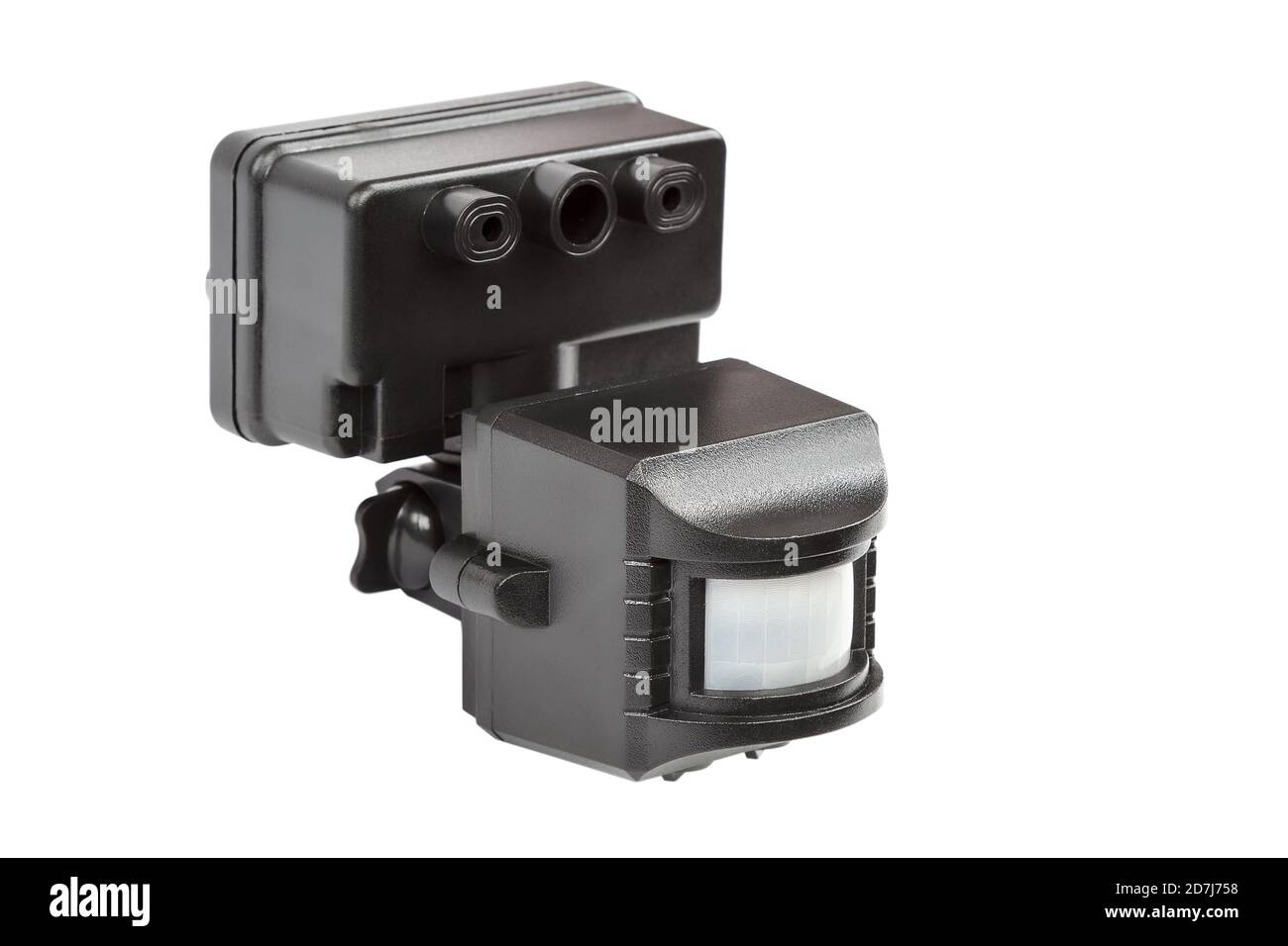 Motion sensor isolated on white background Stock Photo - Alamy