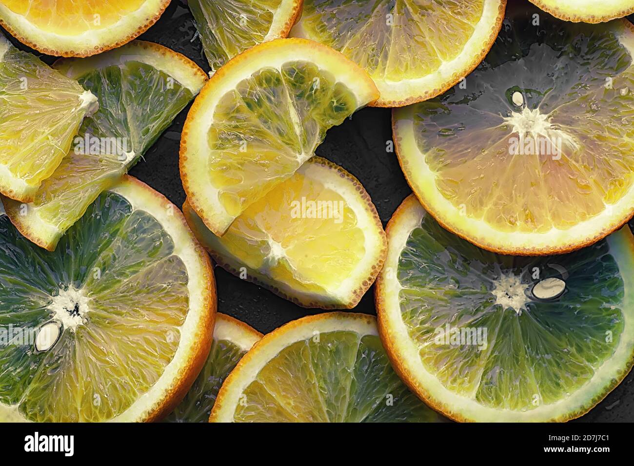 Orange citrus fruit on a stone table. Orange background Stock Photo - Alamy
