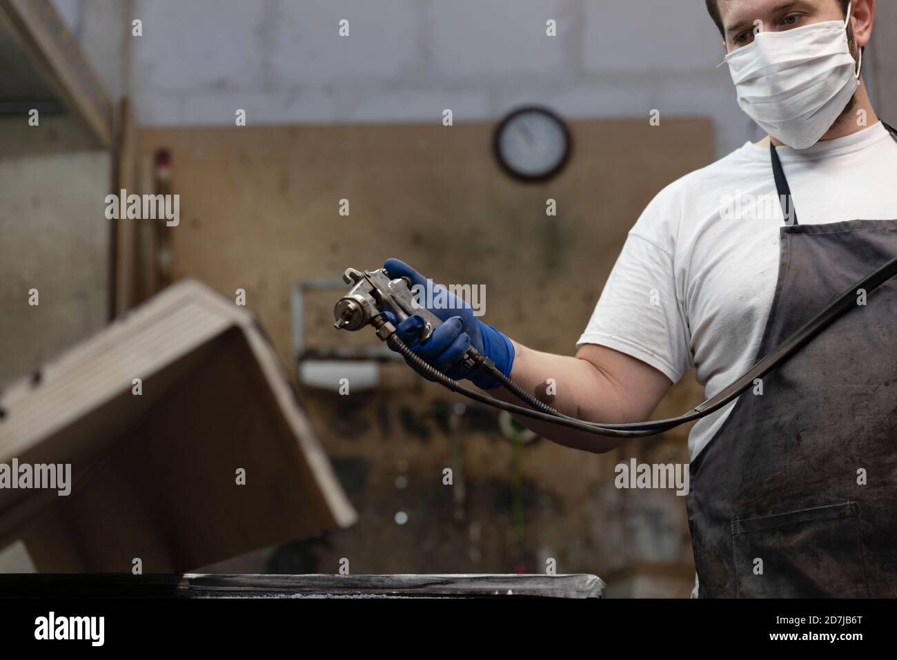 Gun man mask hi-res stock photography and images - Alamy