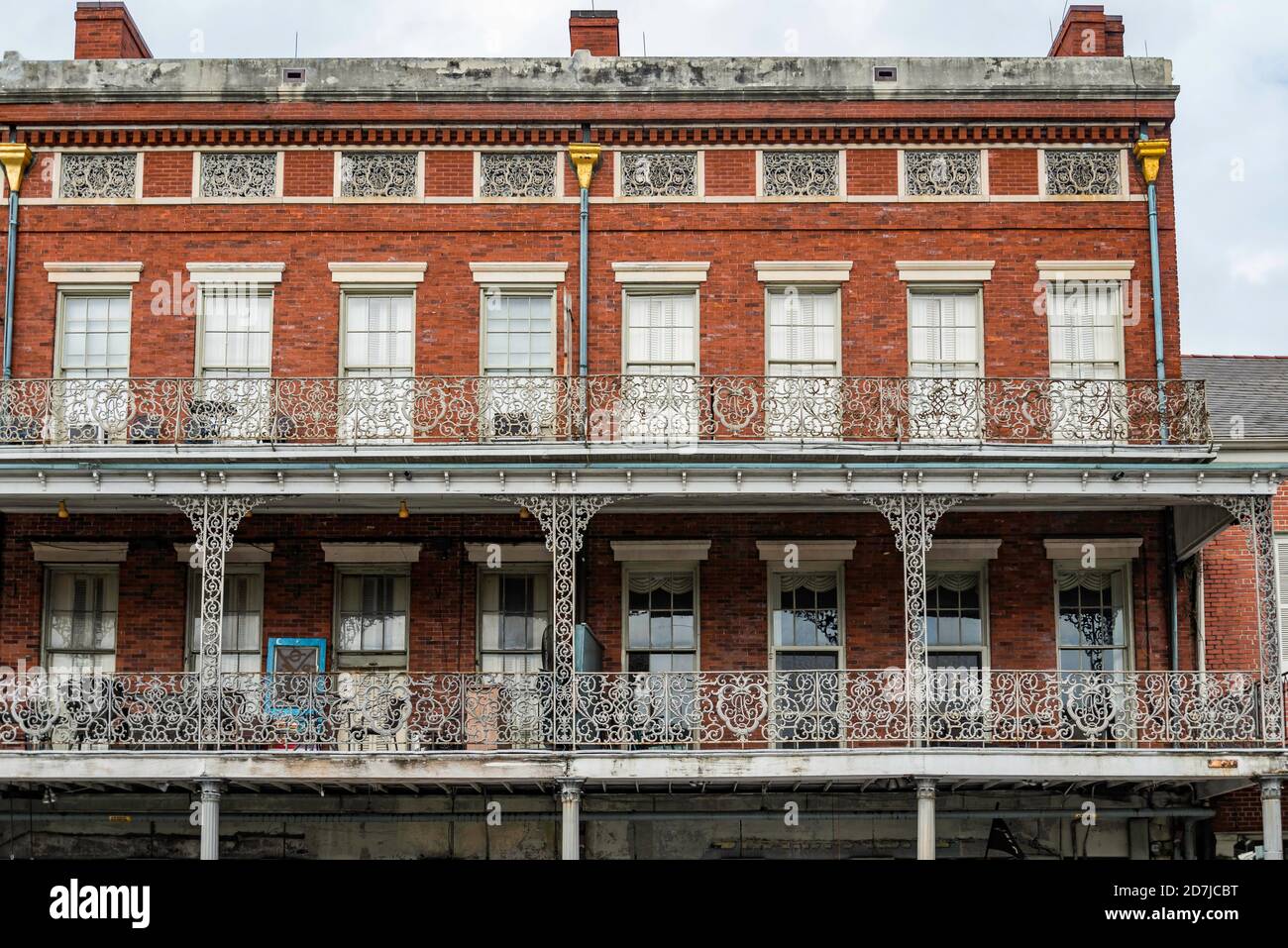 Architecture of the French Quarter in New Orleans Stock Photo - Alamy