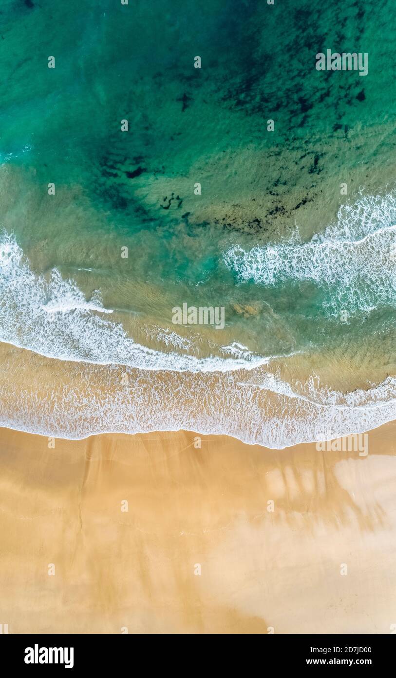 Aerial sandy beach view vertical hi-res stock photography and images ...